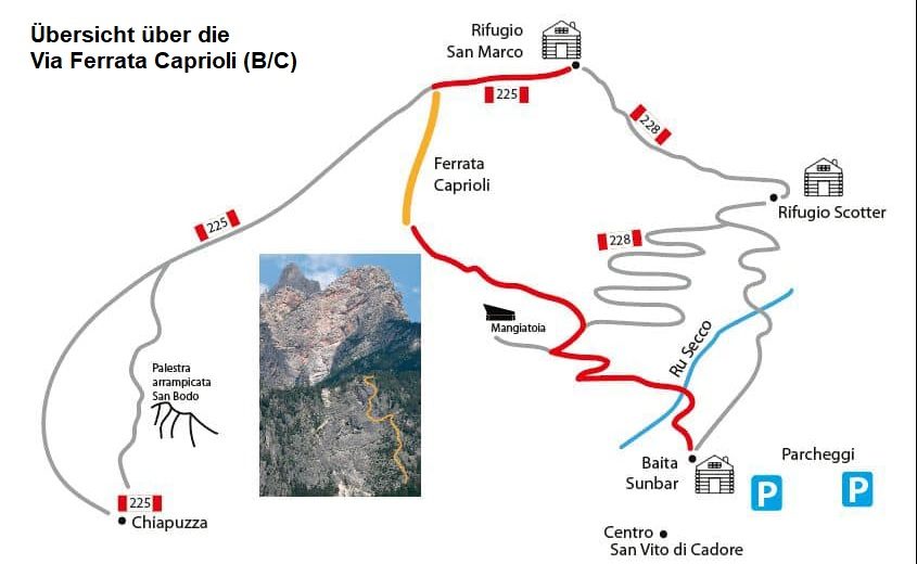 Via Ferrata Caprioli - San Vito di Cadore