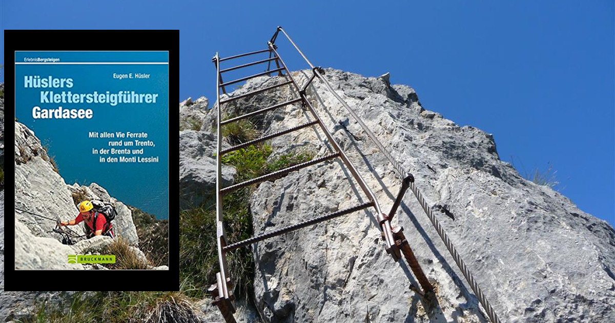 Die schönsten Klettersteige am Gardasee - Übersichtskarte